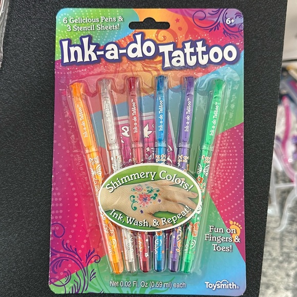 Toys | Ink A Do Tattoo Pens New | Poshmark